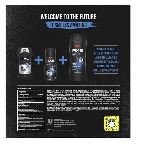 Axe | Grooming | Mens Axe Phoenix 3 Pc Gift Set Deodorant Body Wash ...